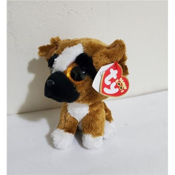 ty beanie | Toys | Ty Beanie Boos Brutus The Boxer Dog Glittery Eyes ...
